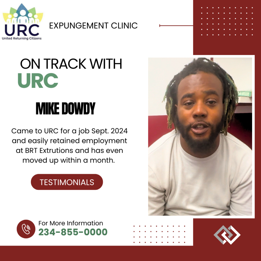Workforce Training and Employment - United Returning Citizens